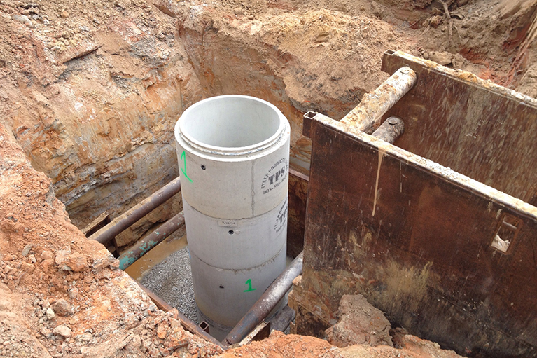 Sewer Construction | A.E. Shull & Company